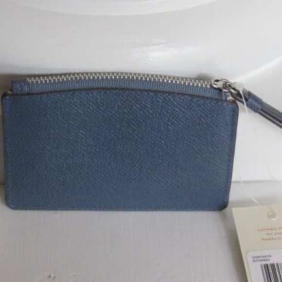 RADLEY LONDON | Bags | Radley London Blue Genuine Leather Card Case ...